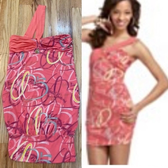 Apple Bottoms | Dresses | New Apple Bottoms One Strap Stretchy Y2k Logo ...